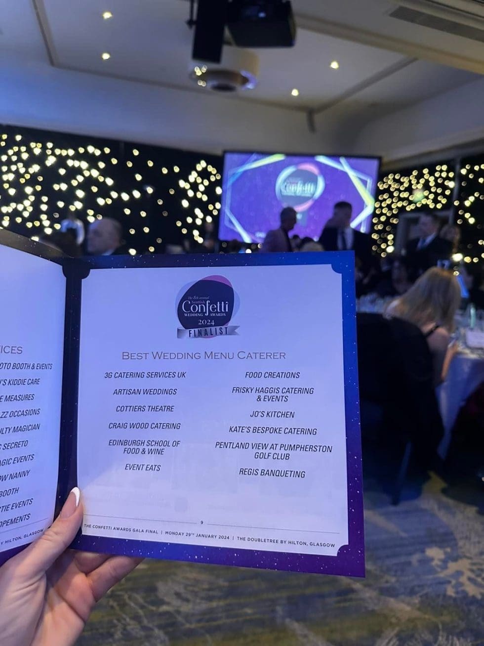 Confetti Awards 2024 | Simon Preece Food Creations